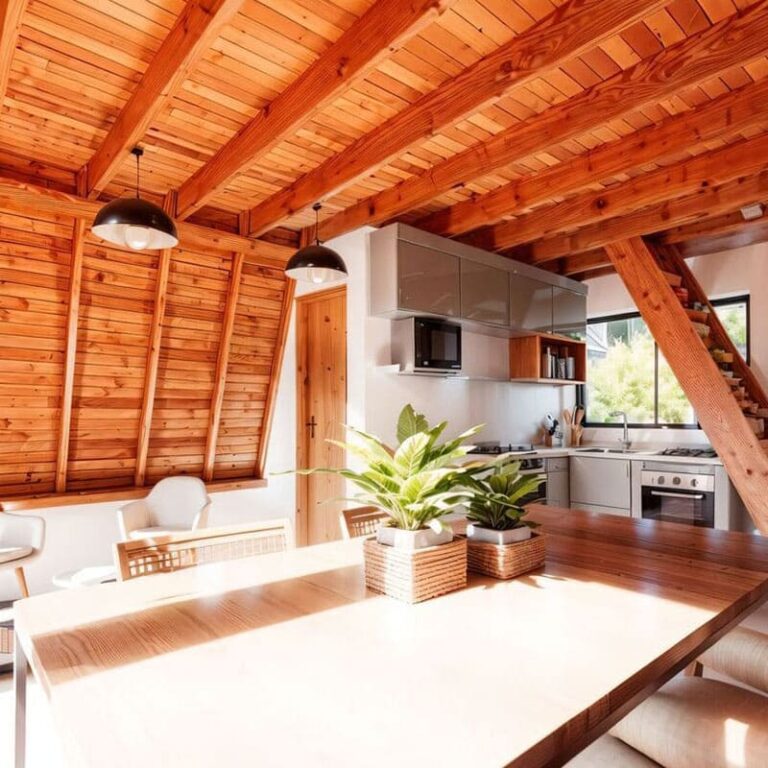 Chalé Suíço A-FRAME 46m² + 15m² de Deck - KIT Madeira Maciça - COD08 ...